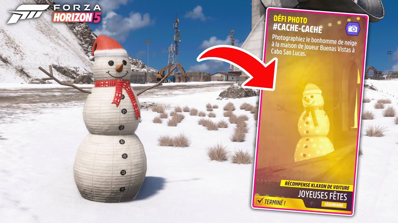 FORZA HORIZON 5 : SOLUTION DÉFI PHOTO "CACHE-CACHE V2" ! ⛄🎄 - YouTube
