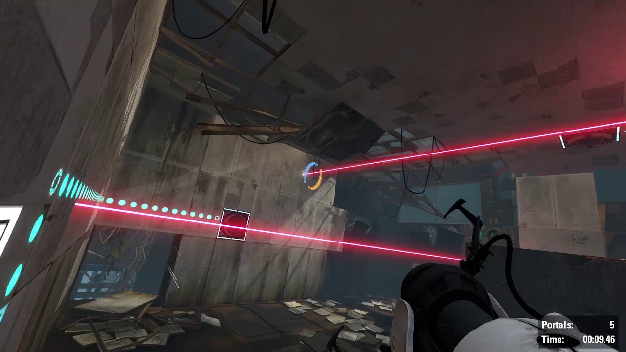 Portal 2 | Dual lasers - 11.38s - YouTube