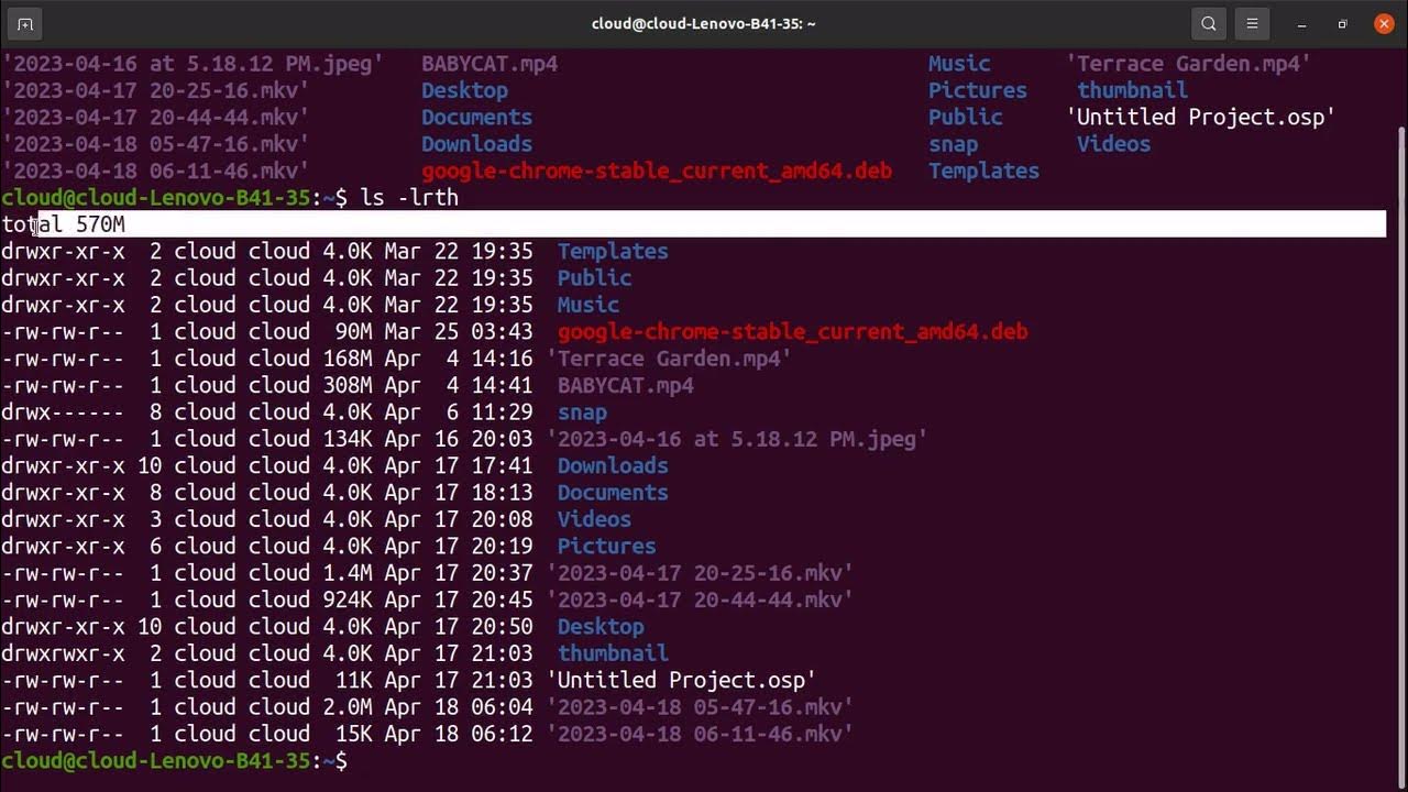 Absolute Basic Linux Commands - YouTube