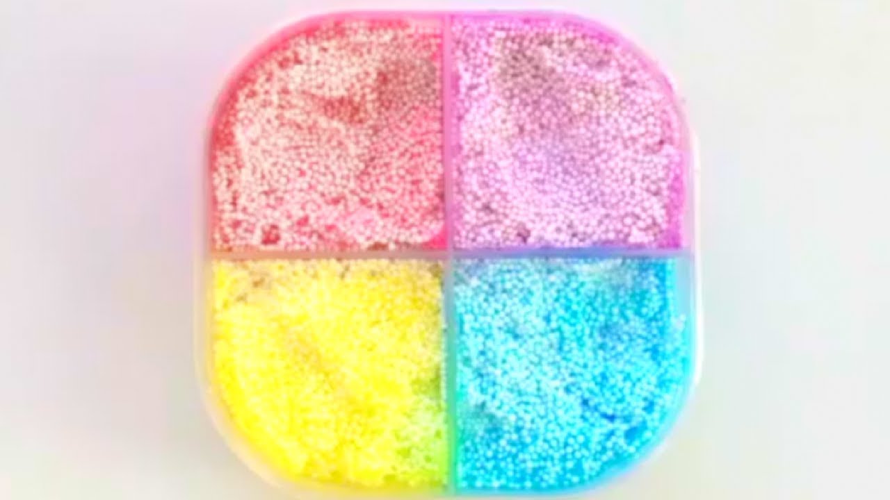 Crunchy Floam Slime - Most Satisfying Slime ASMR - YouTube