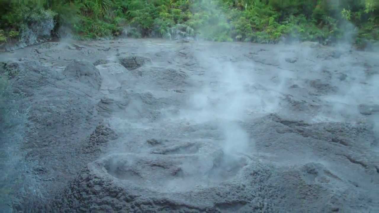 Boiling Mud in Rotorua, New Zealand - YouTube