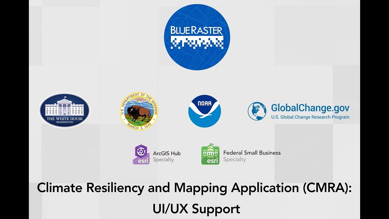 CMRA Climate Resiliency and Mapping Application - YouTube