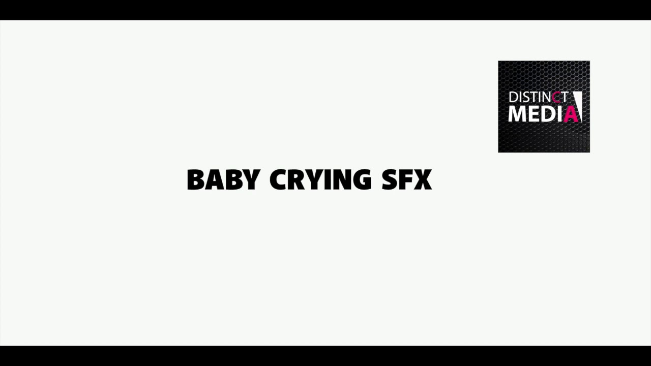 BABY CRYING SFX - SOUND EFFECT - NEW BORN CRYING - YouTube