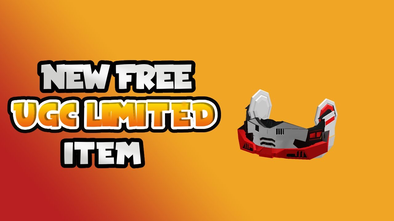 "NEW" FREE UGC LIMITED ITEM - YouTube