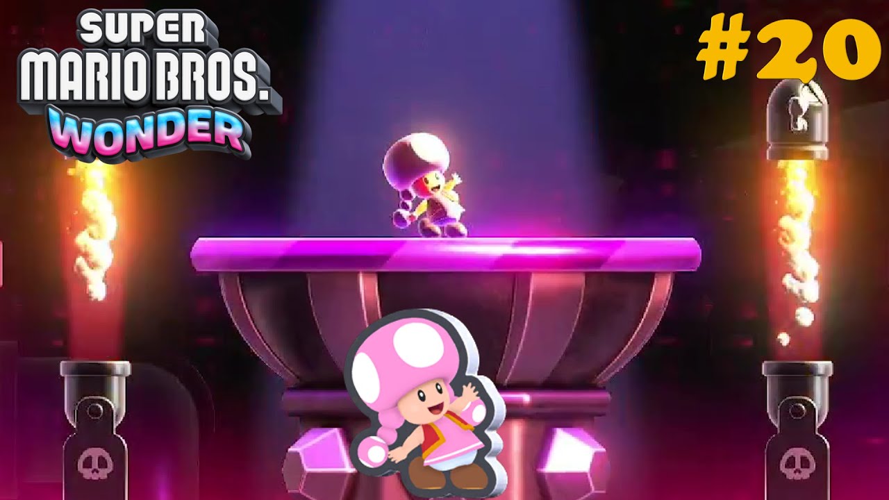 Super Mario Bros Wonder - Part 20 - Petal Isles (6) - Toadette Gameplay ...