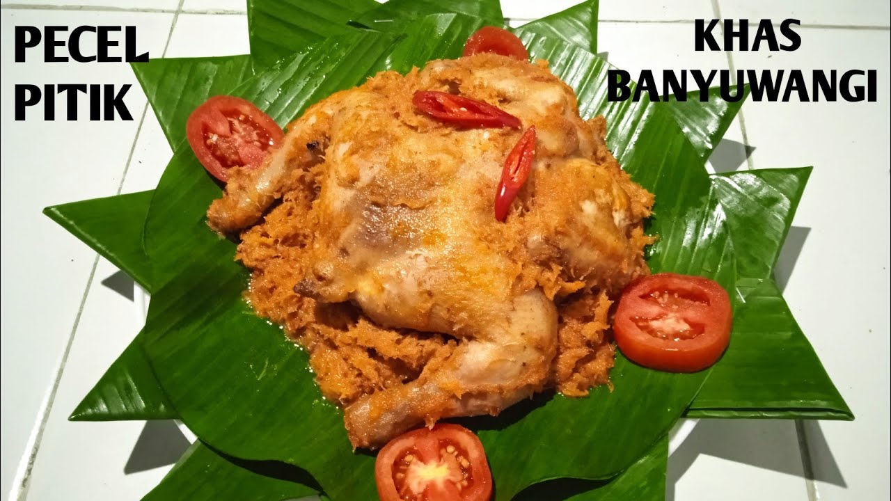 RESEP PECEL PITIK KHAS BANYUWANGI - YouTube