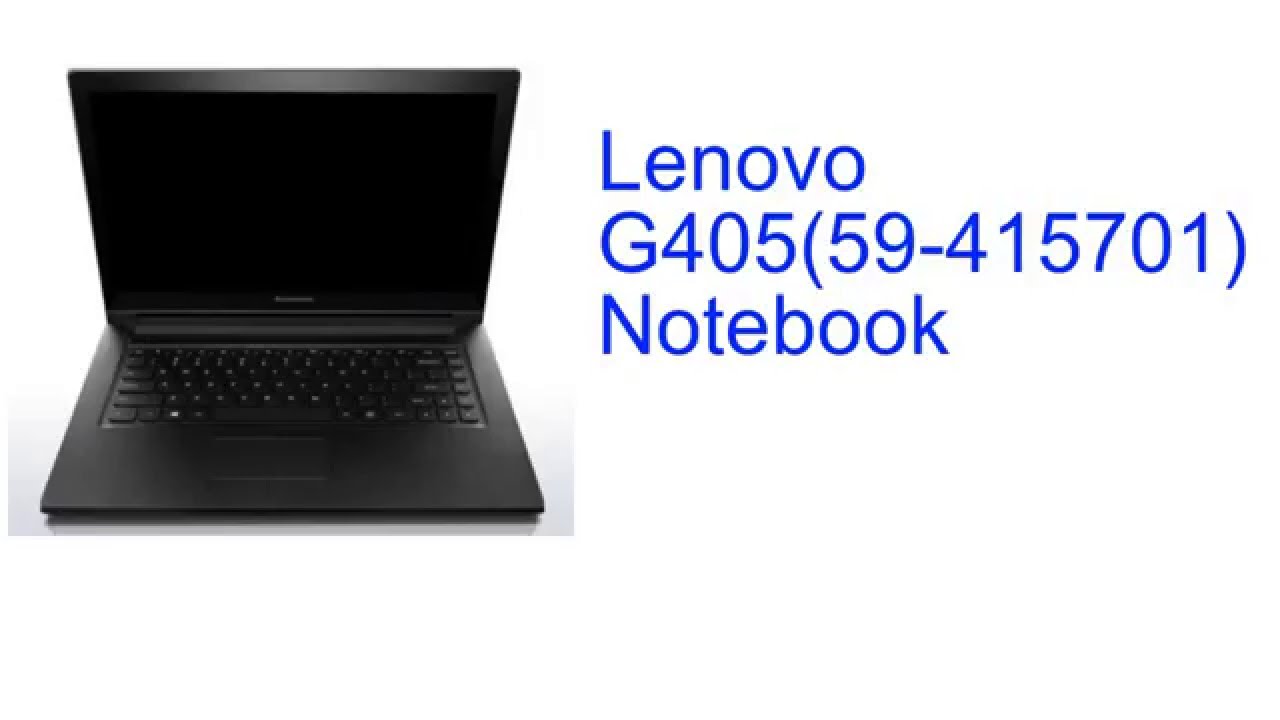 Lenovo G405(59-415701) Notebook Specification [INDIA] - YouTube
