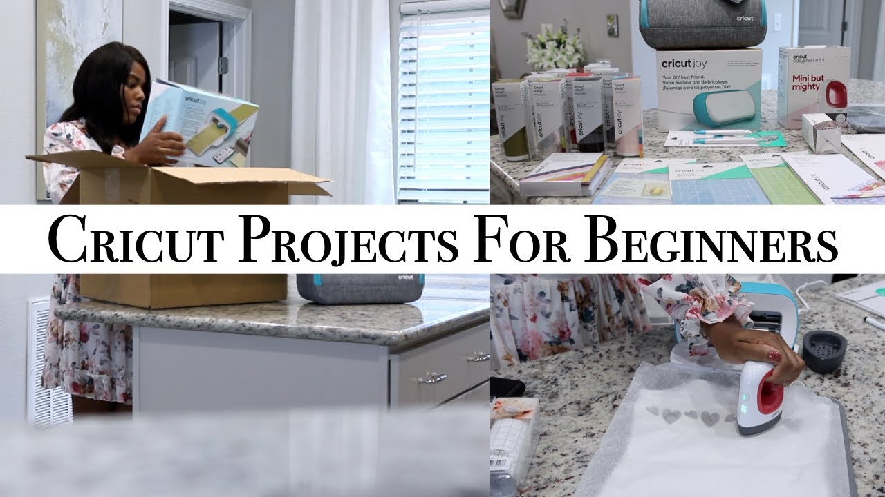 DIY WITH ME | BEGINNER DIY PROJECTS WITH THE CRICUT JOY - YouTube