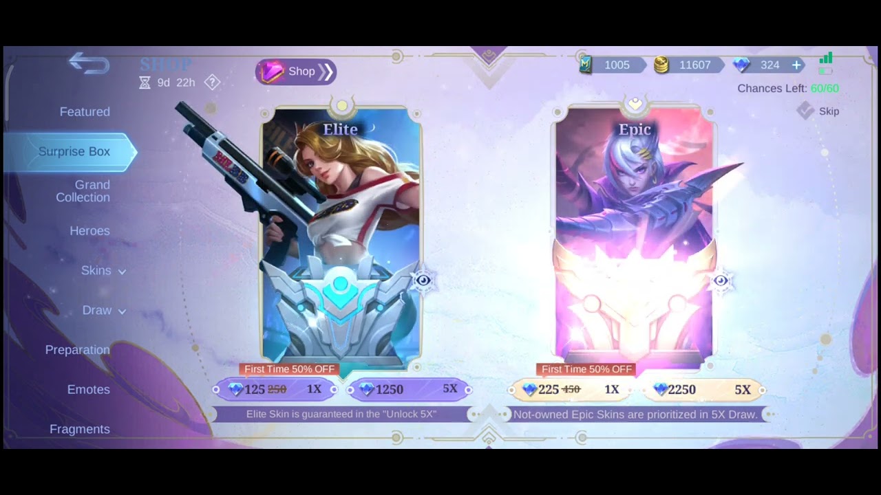 Surprise box MLBB hype epicticket - YouTube