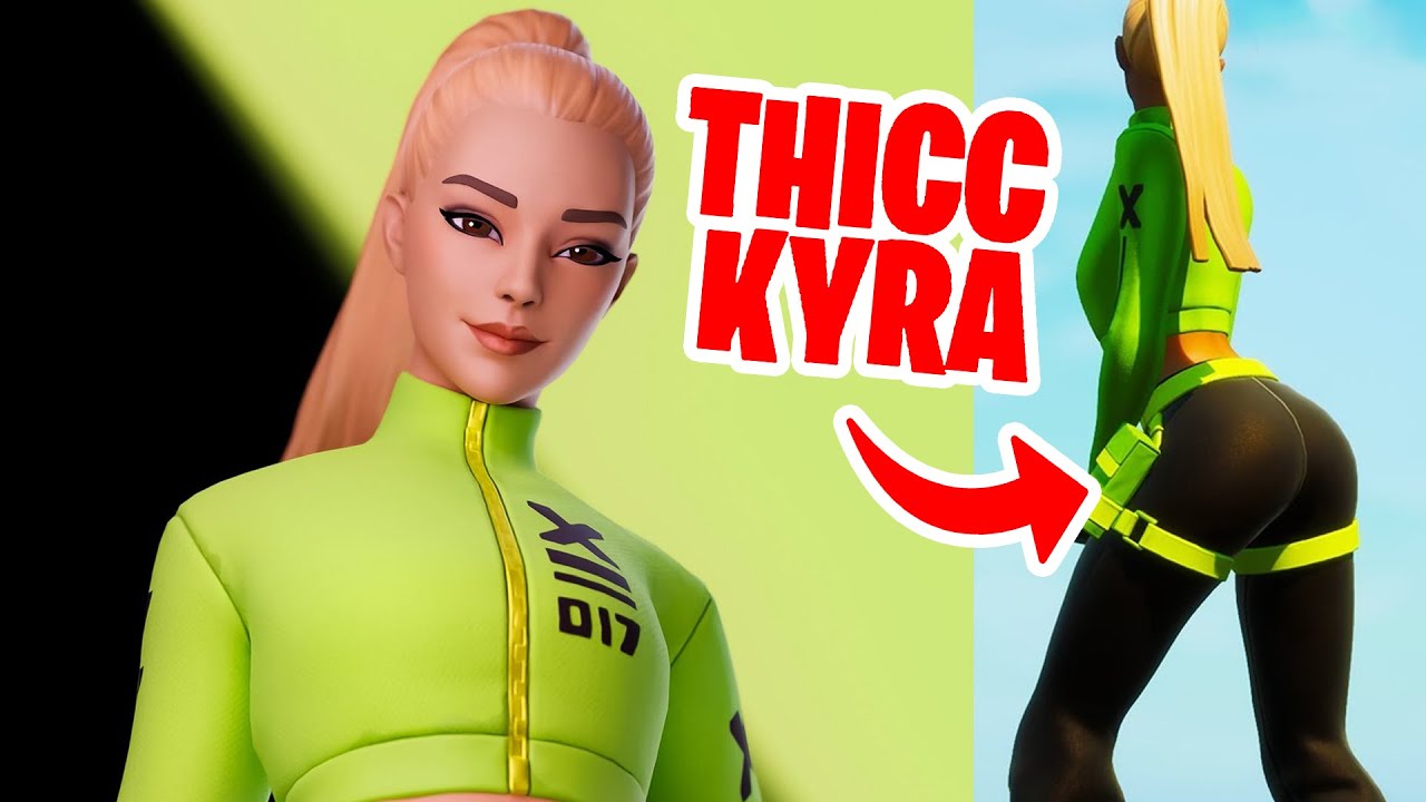 Fortnite THICC Blonde Bombshell | KYRA - YouTube