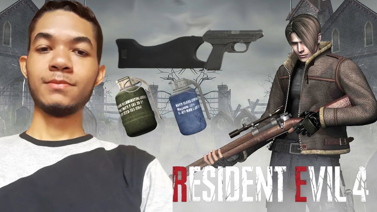 RESIDENT EVIL 4 CLÁSSICO MODO PROFISSIONAL | MATILDA, RIFLE, FACA E ...