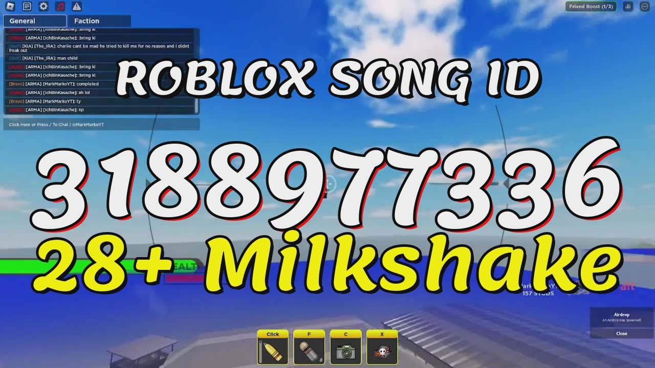 28+ Milkshake Roblox Song IDs/Codes - YouTube