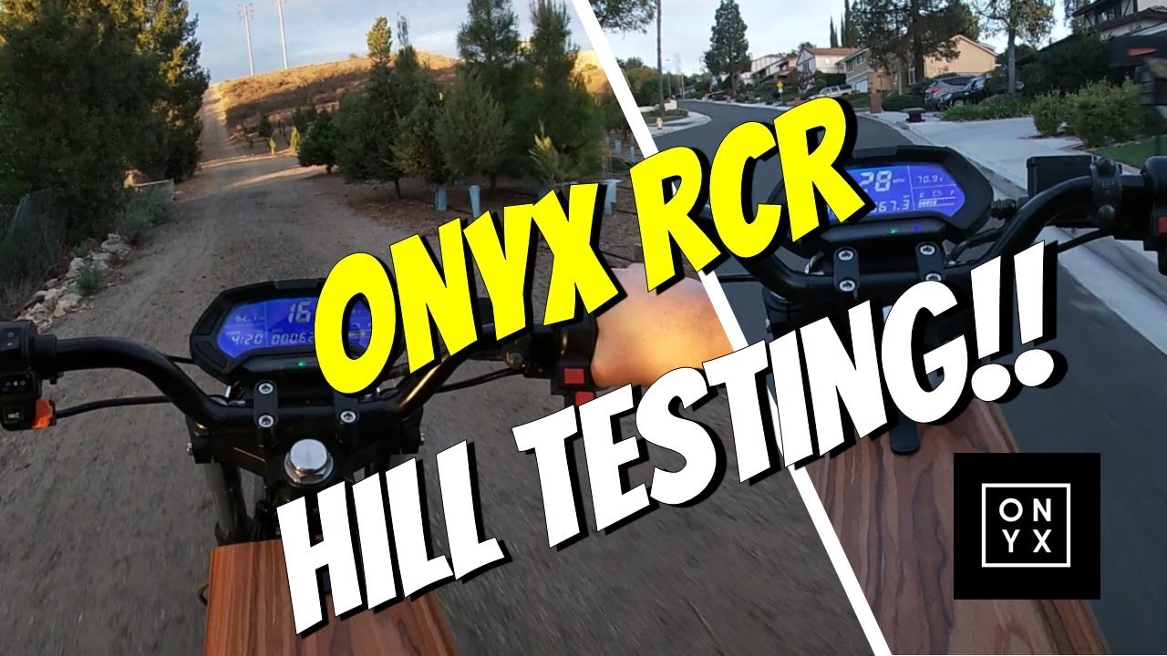 ONYX RCR: TESTING ACCELERATION UP 5 HILLS!! - YouTube