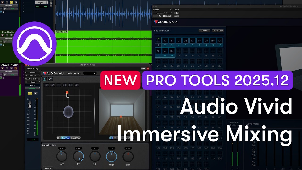 How to Mix and Deliver Audio Vivid Content in Pro Tools - YouTube