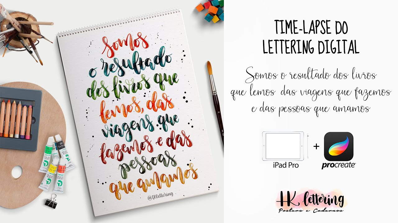 Time-lapse | Lettering Digital - YouTube