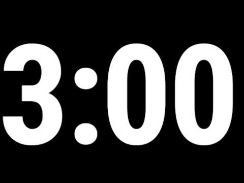3 Minute Countdown Timer | 3 Minute Timer | 3 Minute Countdown | Alarm ...