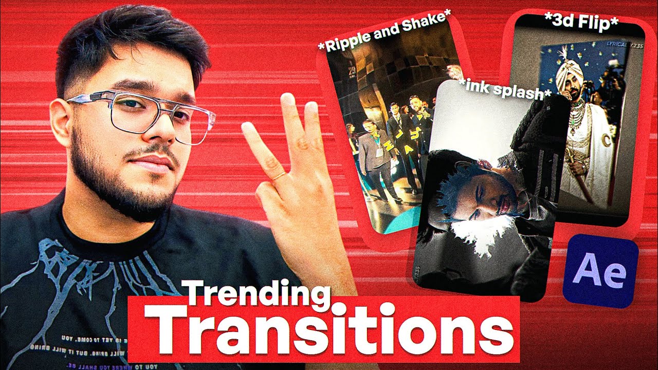 Trending Transitions For Your Edits | After Effects Tutorial🔥 - YouTube