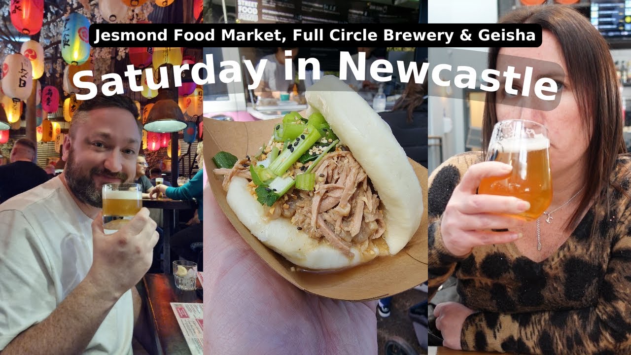 Weekend vlog in Newcastle at Jesmond Food Market, Full Circle Brewing ...