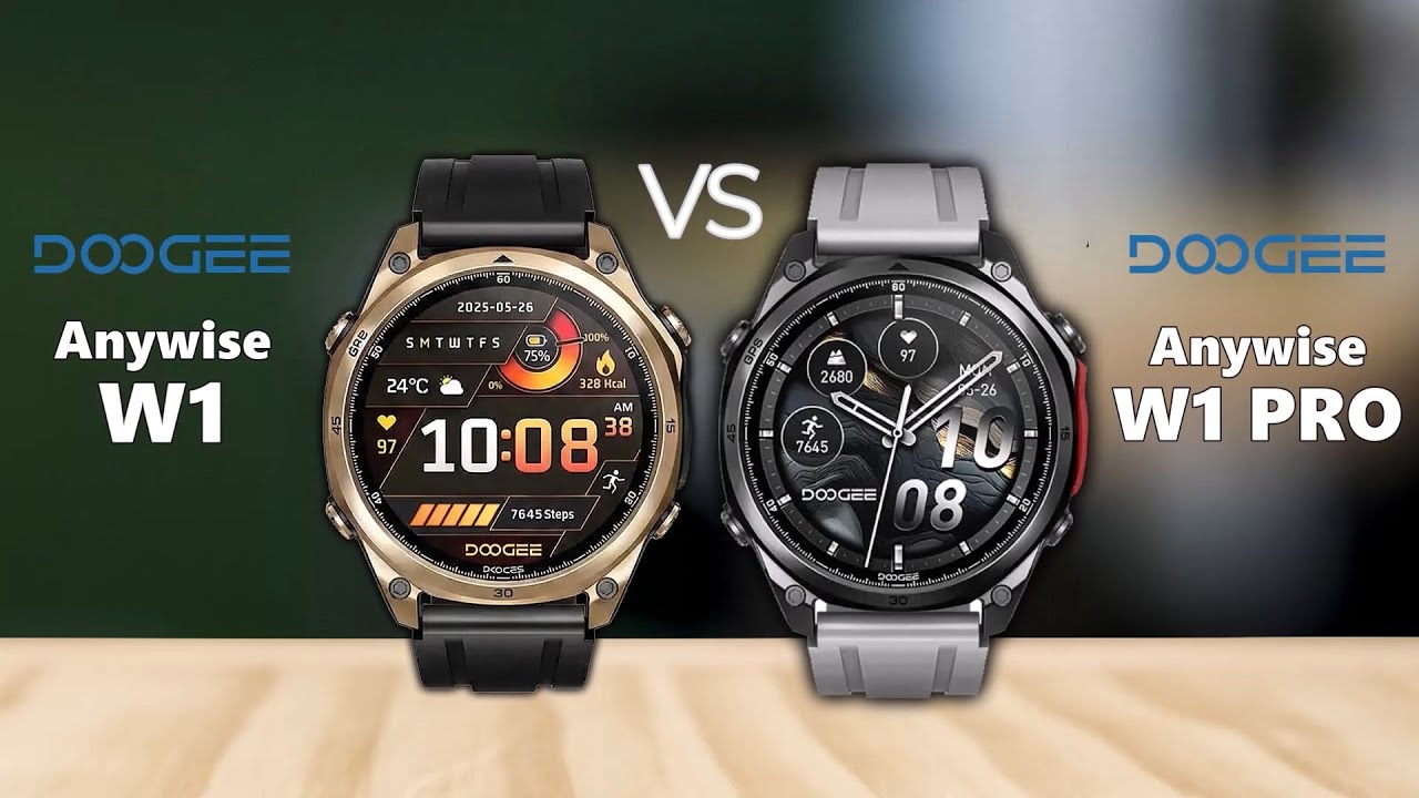 Doogee Anywise W1 VS Doogee Anywise W1 Pro - YouTube