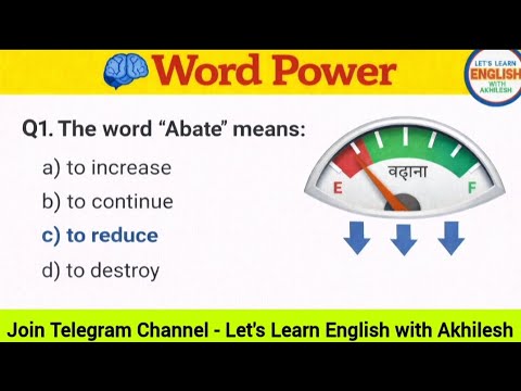 Word Power Made Easy Vocabulary MCQ | First Session | English Word ...