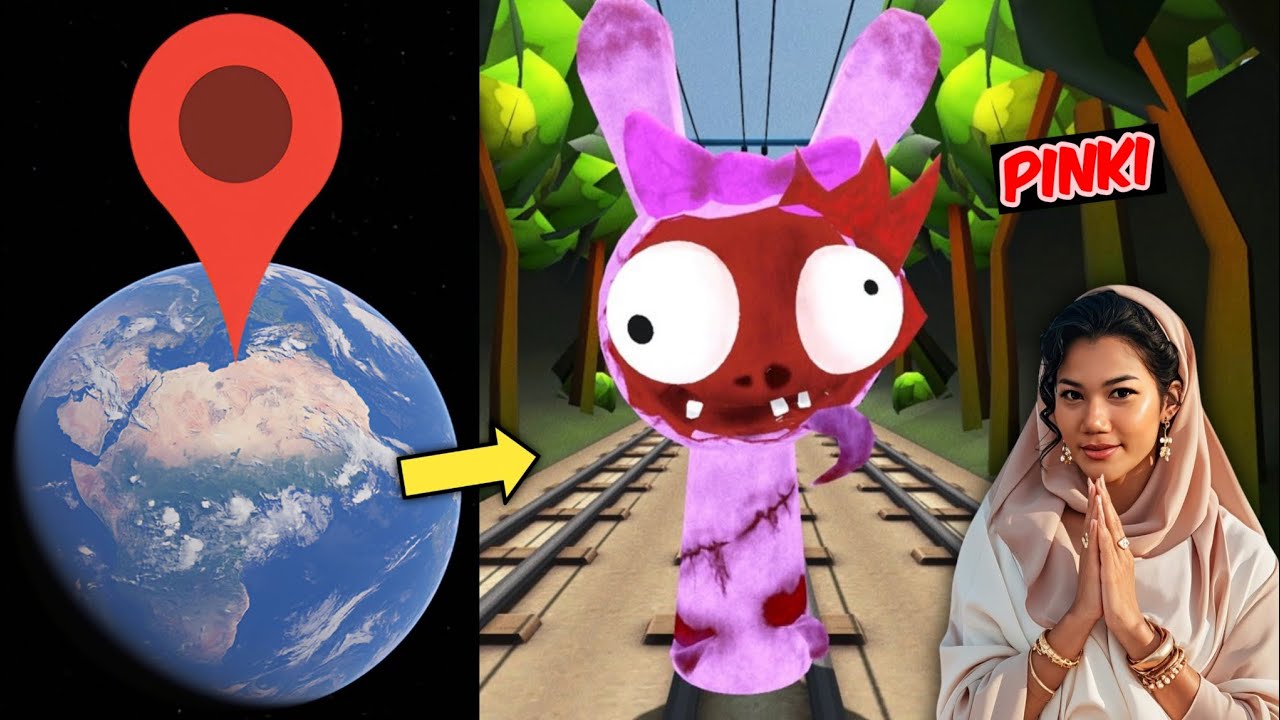 Incredibox Sprunki Pinki Chase You on Google Earth?! - YouTube