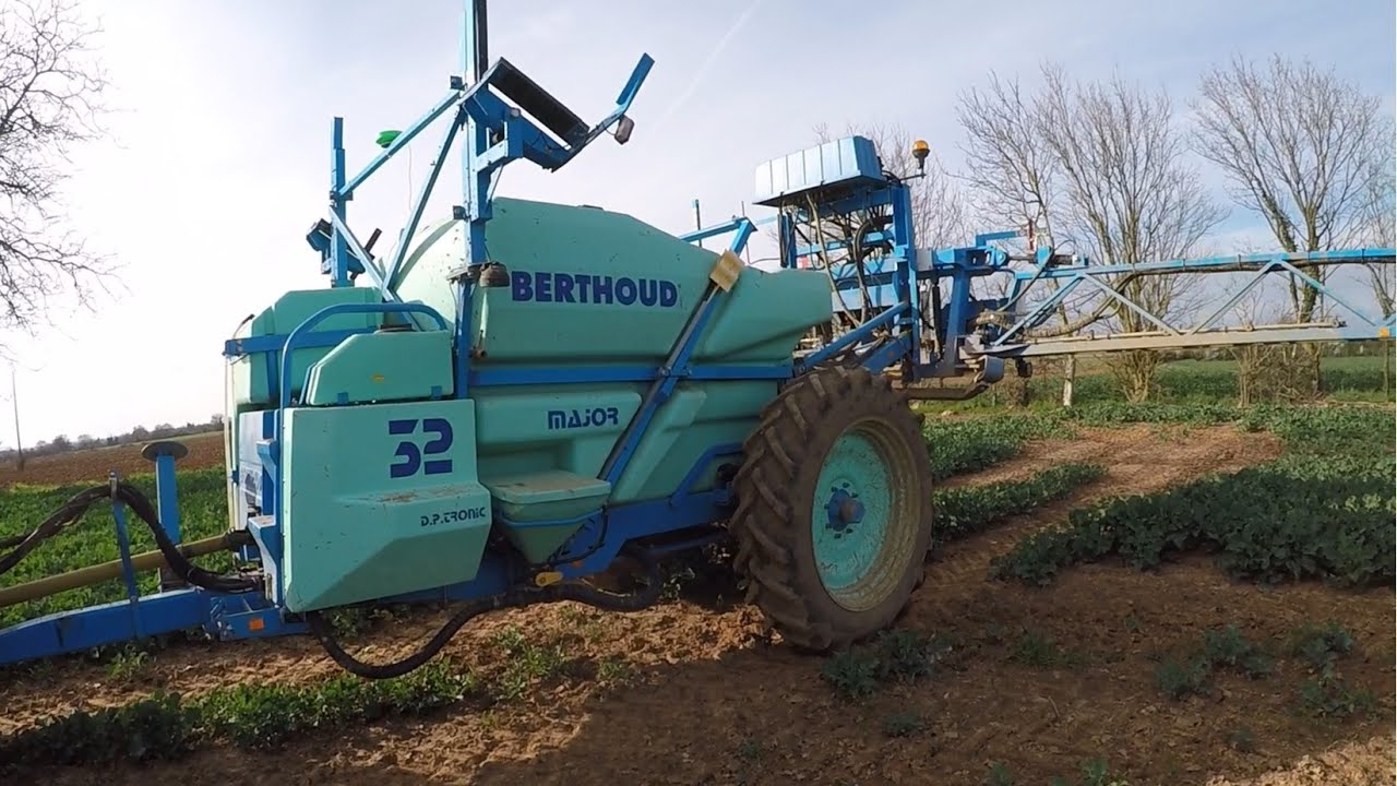 Traitement dans les colzas - 2021 - YouTube