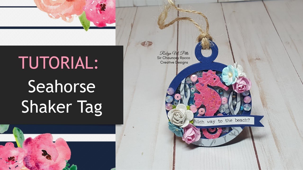 Shaker Tag Tutorial | DCWV Ocean Breeze - YouTube