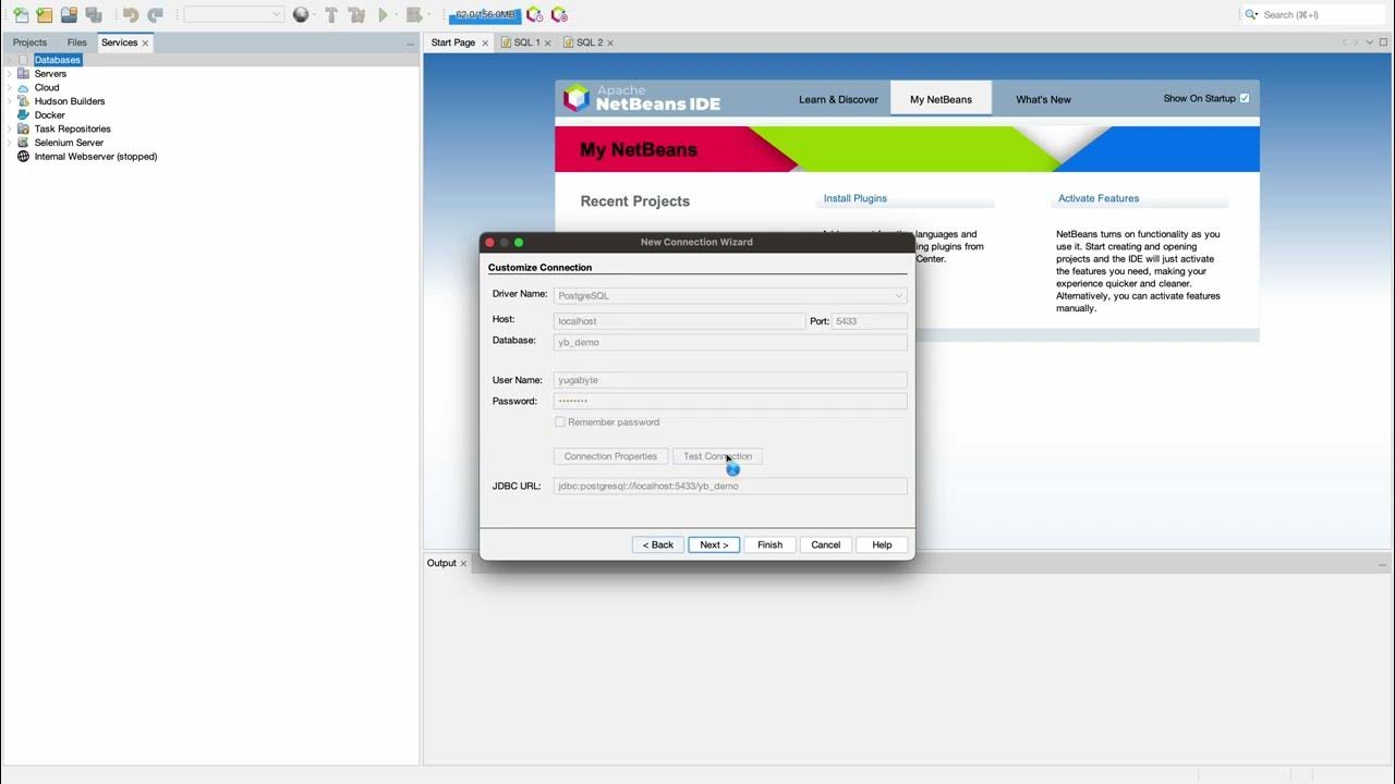 How to Connect Apache Netbeans with YugabyteDB - YouTube