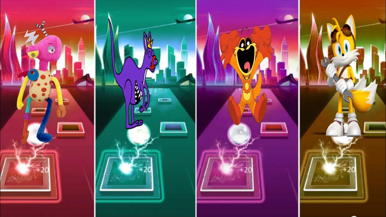 Zooble🆚Queen Bouncelia🆚Smiling Critters Animation🆚Crazy Tails ️Who is ...