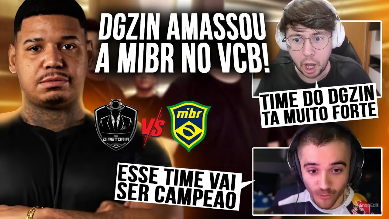 DGZIN ESTREOU NO VCB COM O TIME NOVO DA DIRETORIA E AMASSOU A MIBR ...