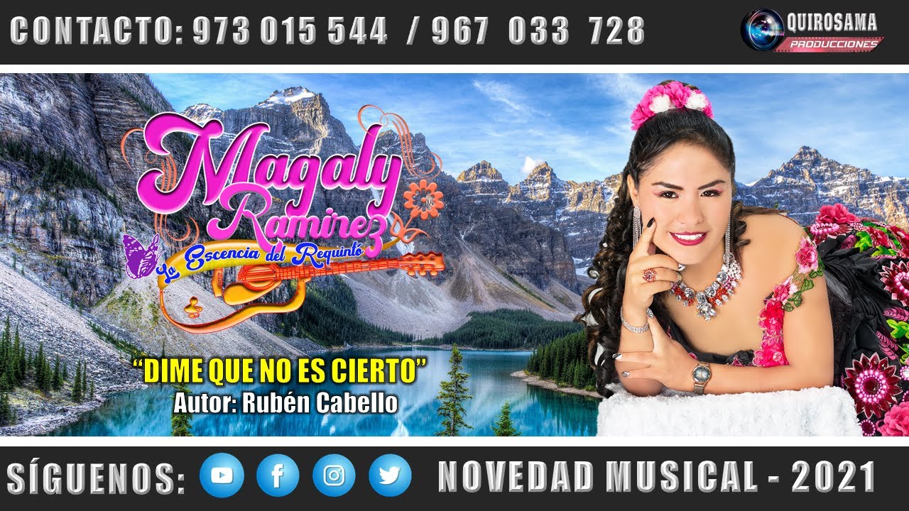 MAGALY RAMIREZ - DIME QUE NO ES CIERTO - 2021 - YouTube