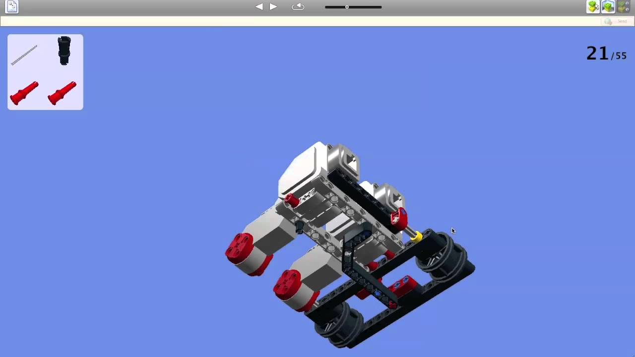 LEGO EV3 Retail Creeper Bot Base Upload - YouTube