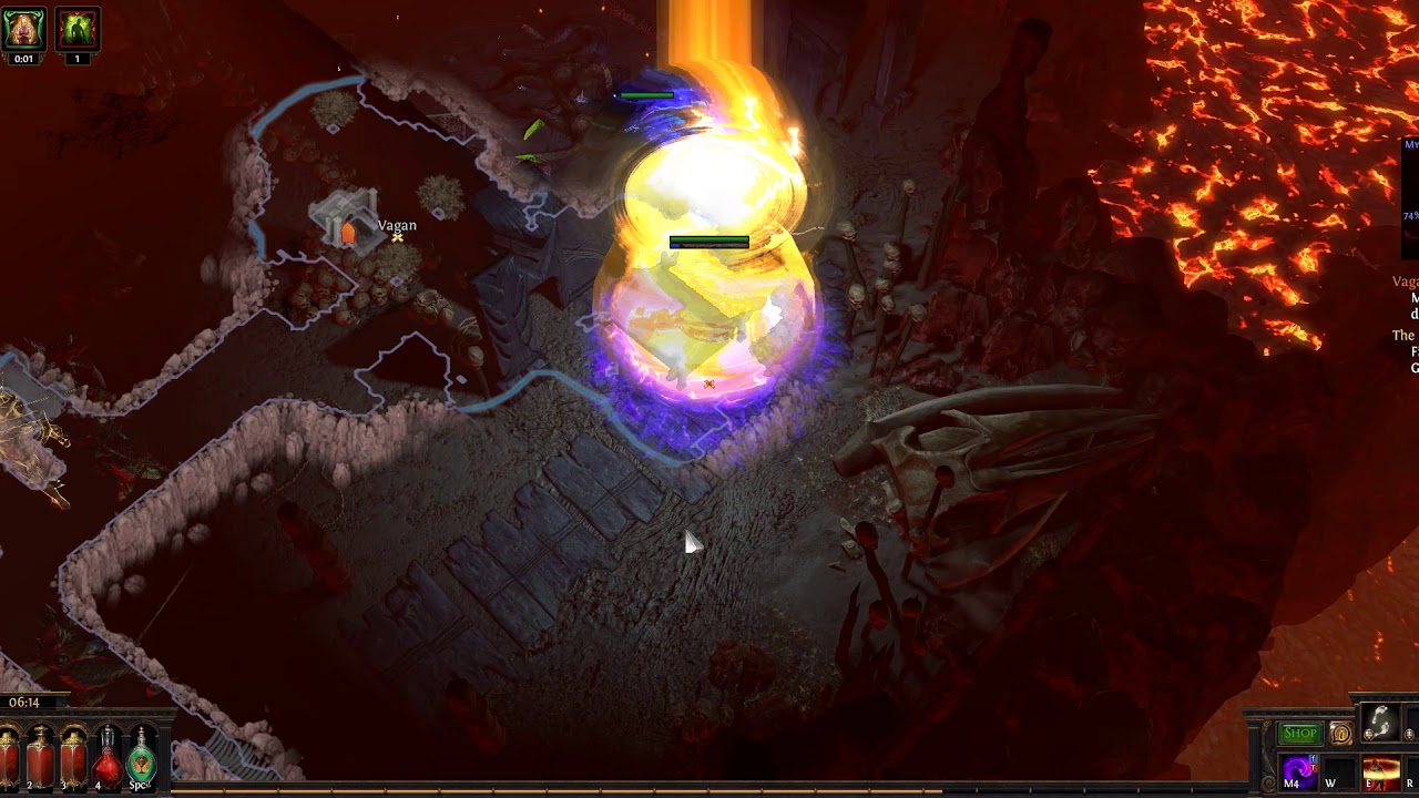 Path of Exile Abyss map Facetank/dps teszt - YouTube