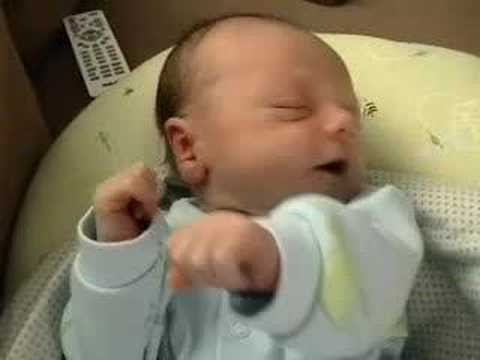 Baby wakes up - YouTube