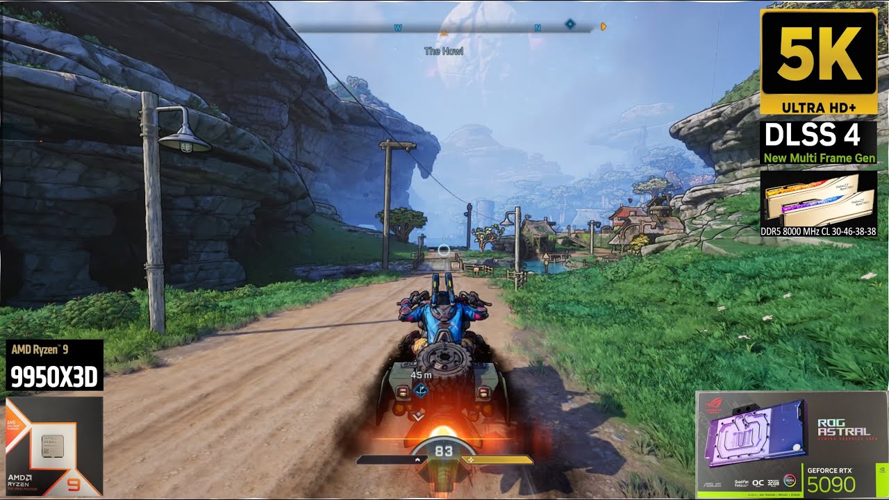 Borderlands 4 Multi Frame Generation x3 Gameplay / ASTRAL RTX 5090 ...