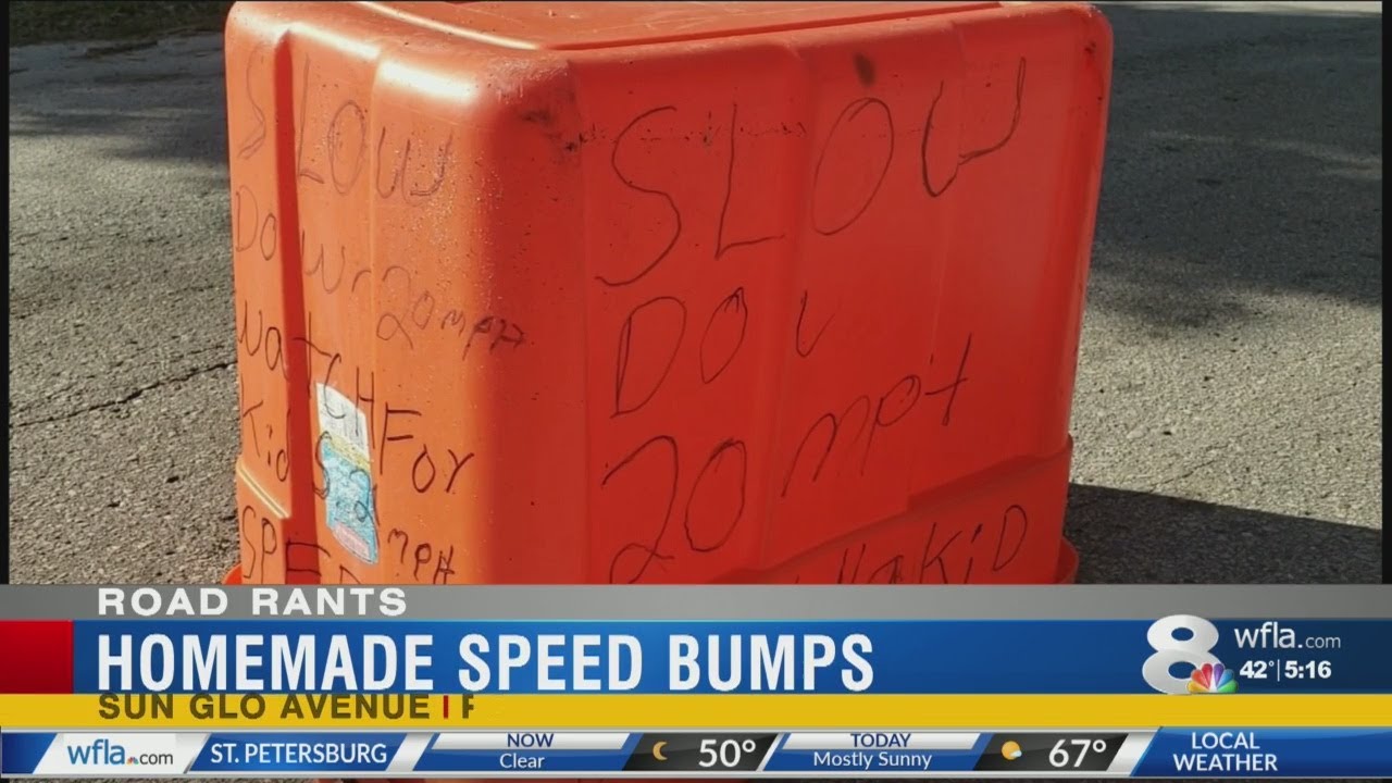 Road Rants: DIY Speed Bumps - YouTube