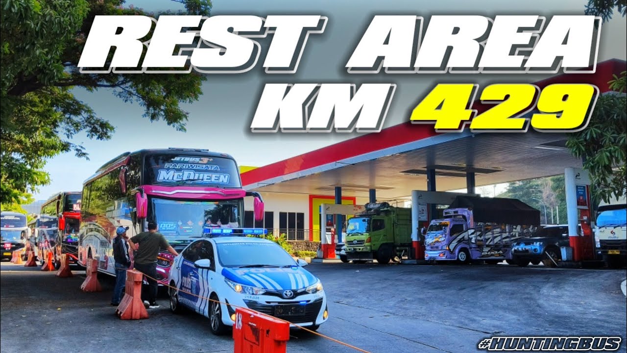 BANYAK BUS PARIWISATA KEREN ‼️ ADA BUS APA SAJA ⁉️ HUNTING BUS DI REST ...
