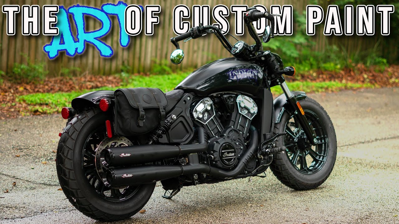 Episode 3 - Scout Bobber Upgrades - Custom Paint Project BTS video, how ...