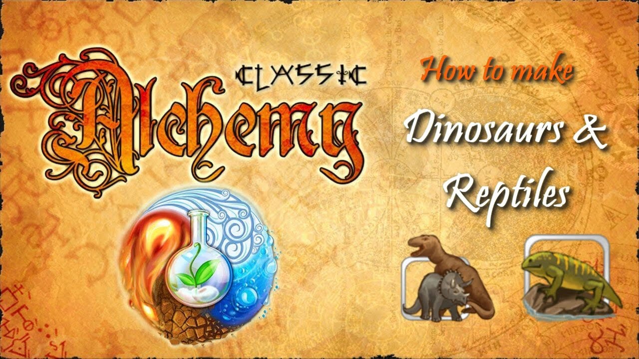 Alchemy Classic-How to make Dinosaurs & Reptiles Recipes Walkthrough - YouTube