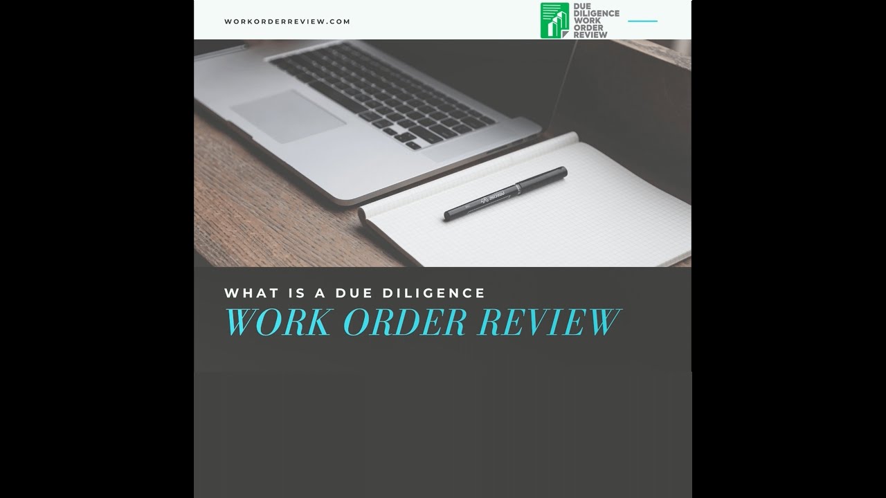 What is a Work Order Review? - YouTube