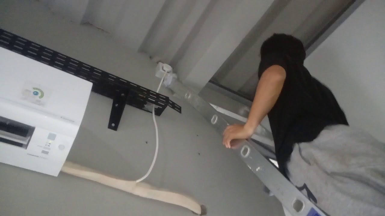 cara pasang saluran kabel atau cable duct - YouTube