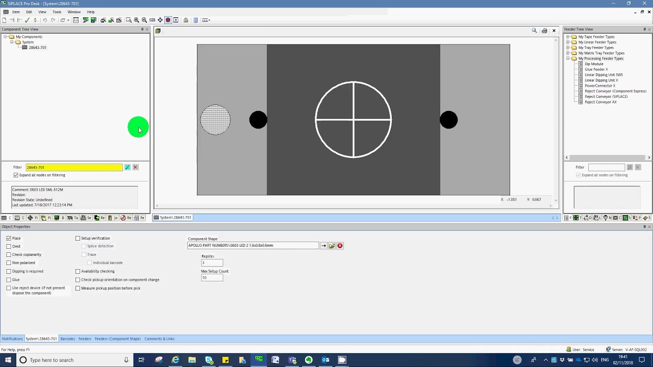 ASM Setup Verification Turn On and Off SiPlace - YouTube