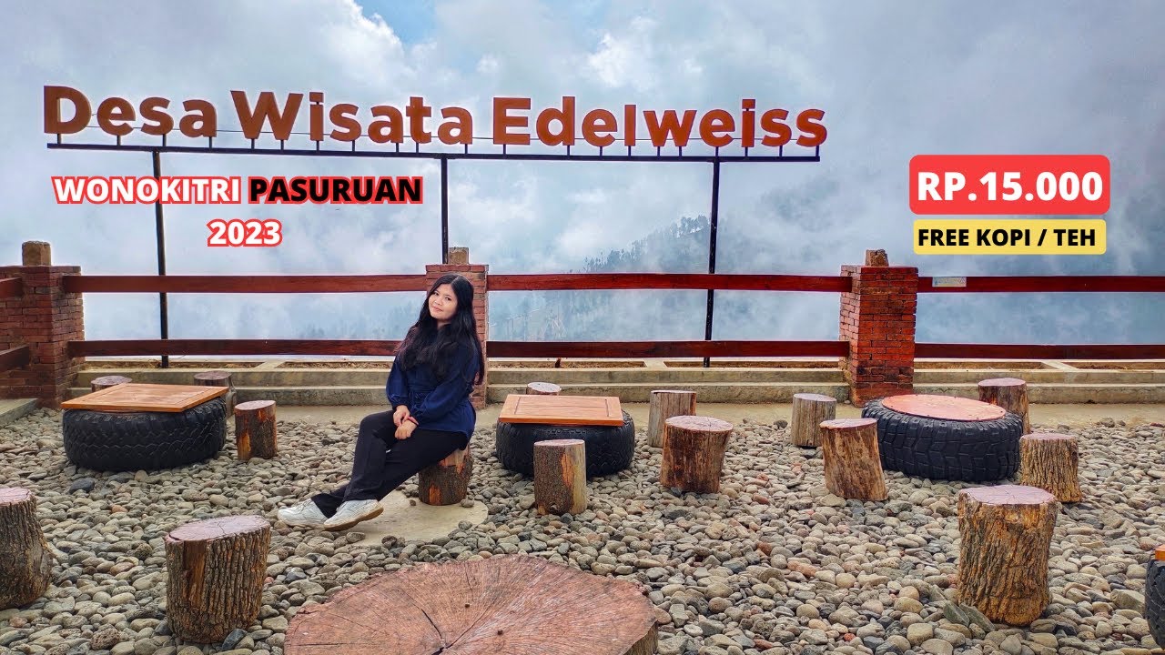 Taman EDELWEISS Wonokitri KEREN BANGET 2023 !!! sebelum ke BROMO WAJIB ...
