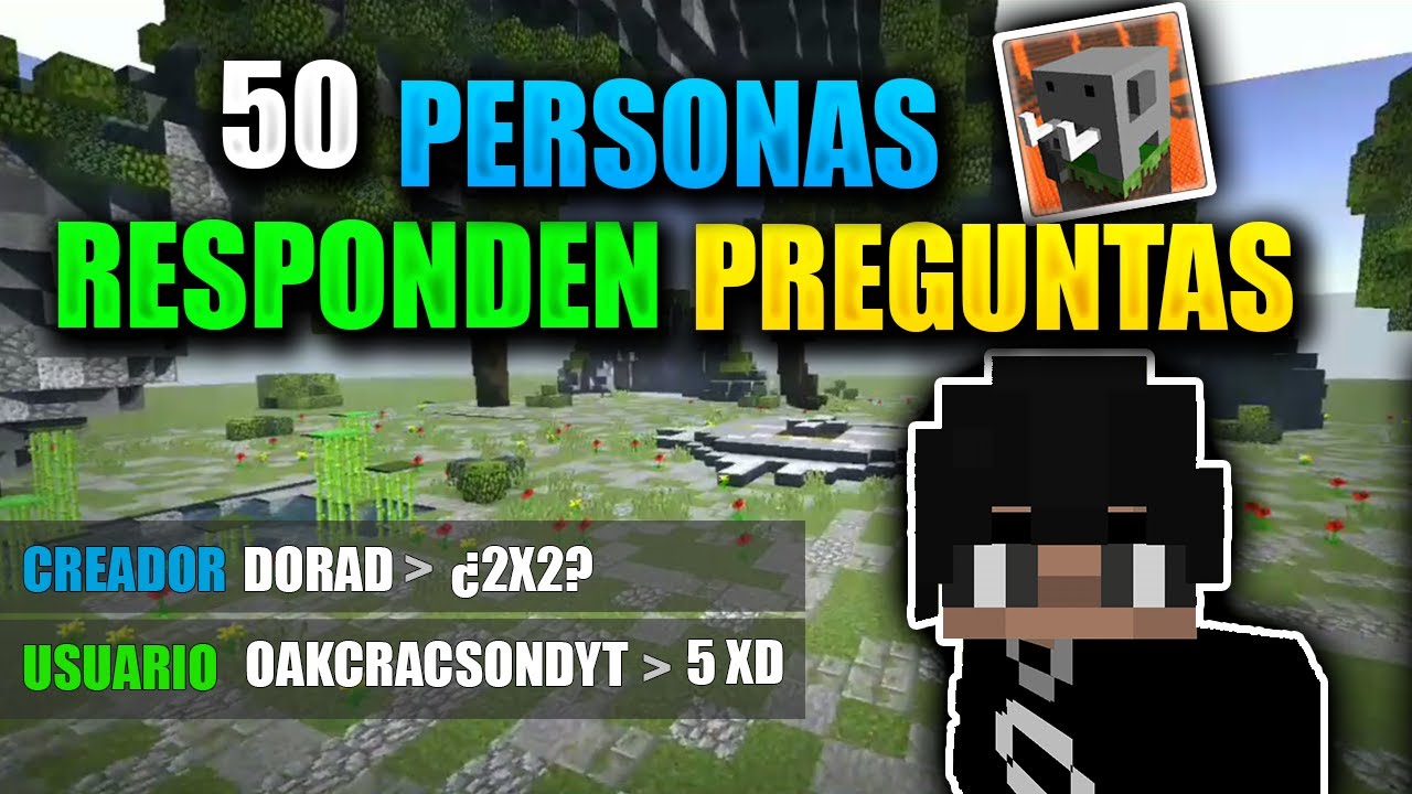 CRAFTSMAN PERO MAS DE 60 PERSONAS RESPONDE PREGUNTAS FACILES - YouTube