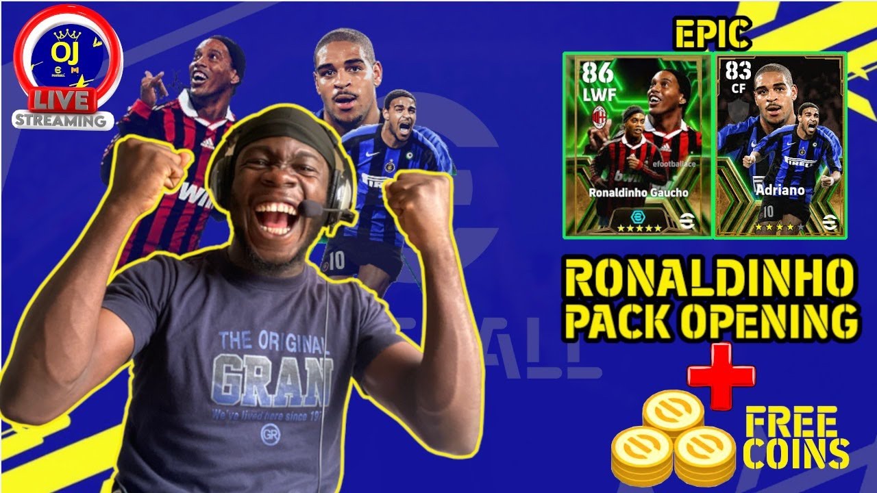 RONALDINHO PACK OPENING + DIVISION 1 RANK PUSH IN EFOOTBALL 2024 MOBILE ...