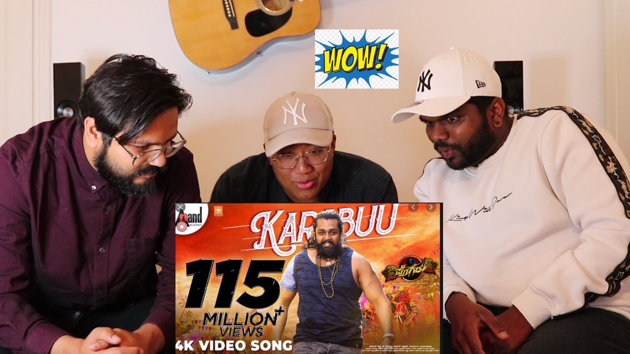 Pogaru | Karabuu Song Reactions | Dhruva Sarja | Rashmika Mandanna ...