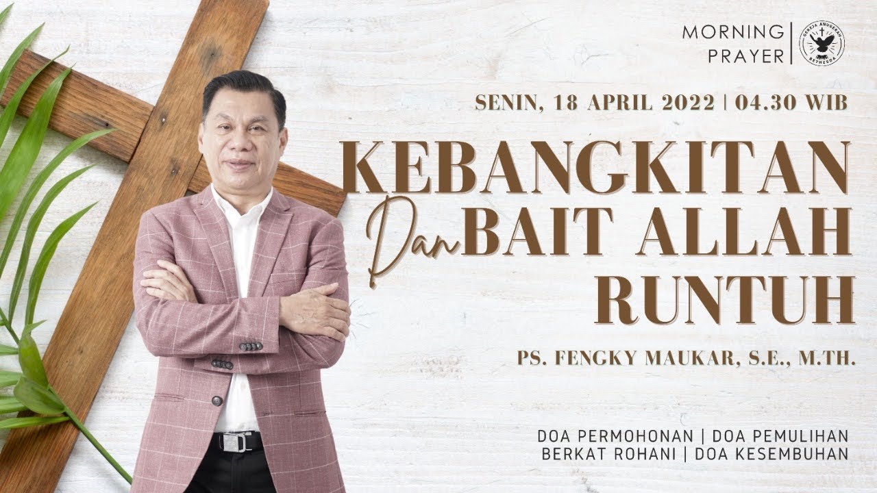 Doa Pagi | Jemaat Online Gereja BEST | Ps. Fengky Maukar | Kebangkitan ...