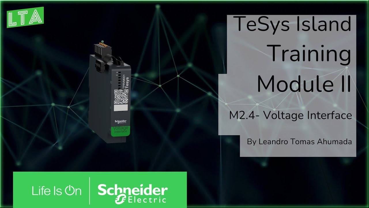 Training TeSys Island - M2.4 Voltage Interface - YouTube