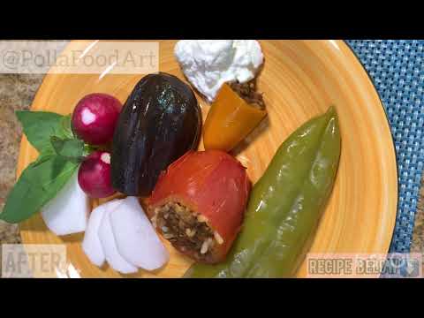 DOLMA Beef & Rice Stuffed Peppers, Eggplants, Tomato... How to Make ...