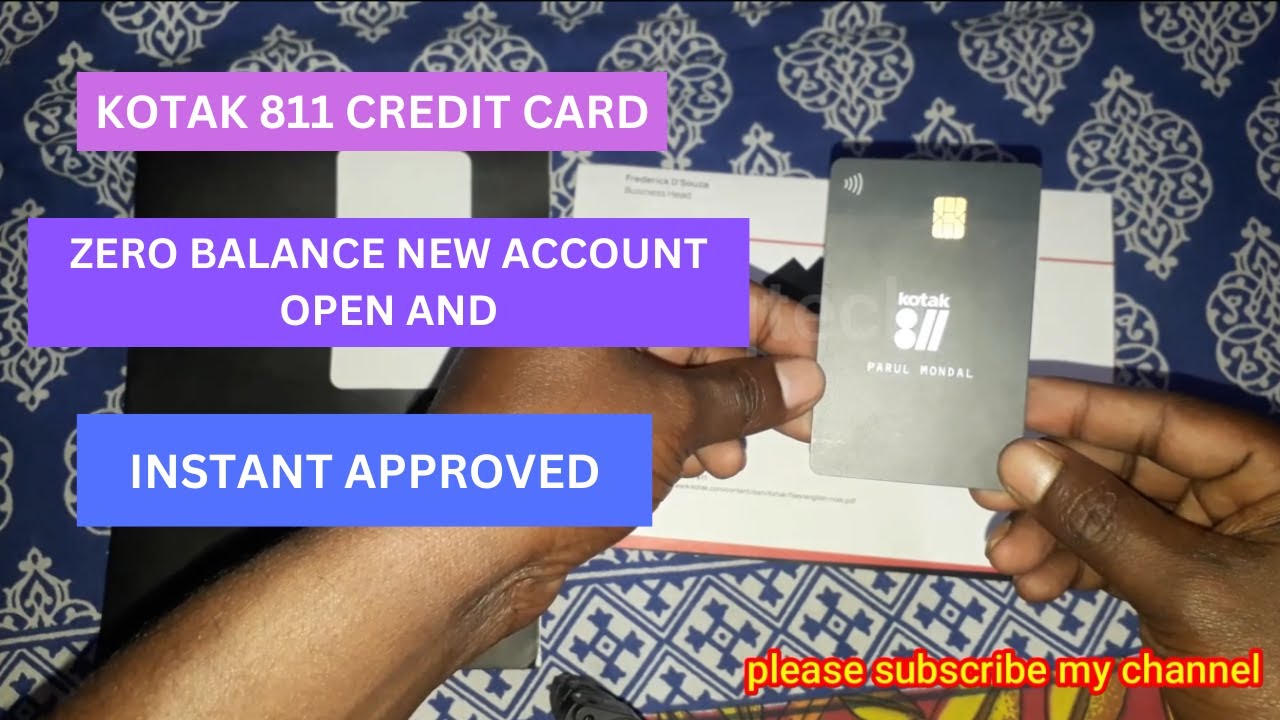 🔥Kotak 811 Credit Card Unboxing ⚡Kotak 811 Card Limit ⚡Instant approved ...